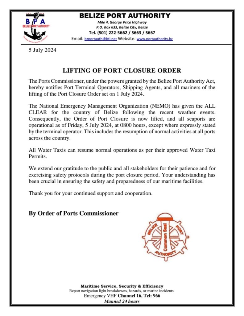 Belize Port Authority – Maritime Service, Security and Efficiency