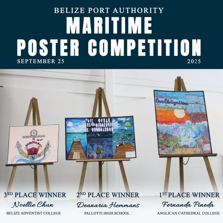WORLD MARITIME POSTER COMPETITION 2025 – Belize Port Authority