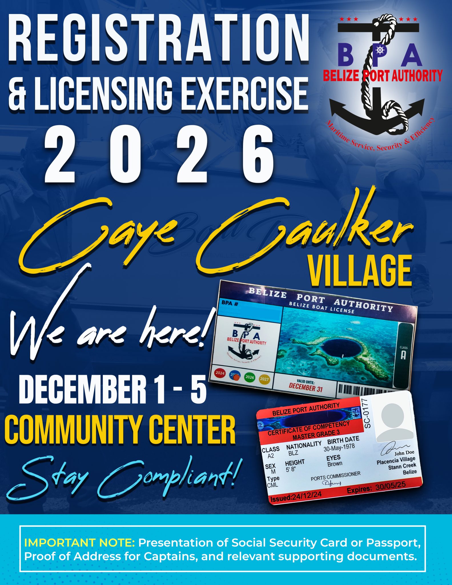 Belize Port Authority – Maritime Service, Security and Efficiency